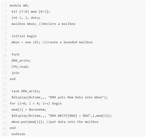 System Verilog中的mailboxesic修真院