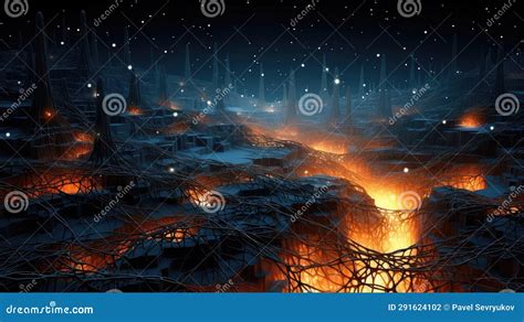 System Digital Data Flow Stock Illustration Illustration Of Internet 291624102