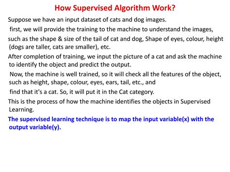Supervised Machine Learning Algorithm Pdf