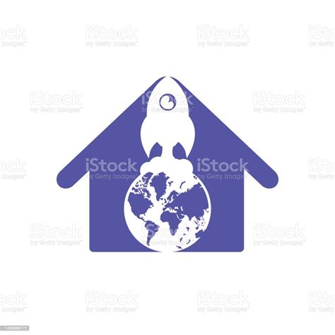 글로브 로켓 벡터 로고 디자인 템플릿 빠른 연결 로고 개념 개념에 대한 스톡 벡터 아트 및 기타 이미지 개념 개념과 주제 건축물 Istock