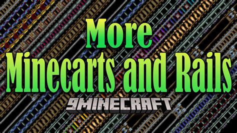 More Minecarts And Rails Mod 1192 1182 New Options For Rail