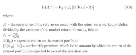 Capital Asset Pricing Model Capm Flashcards Quizlet