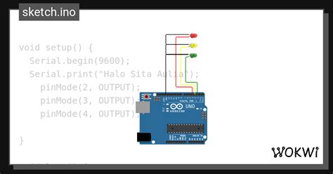 Prakte 3 Lampu Menyala Dan Mati Copy Wokwi Esp32 Stm32 Arduino Simulator