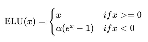 Elu Activation Function Dev Community