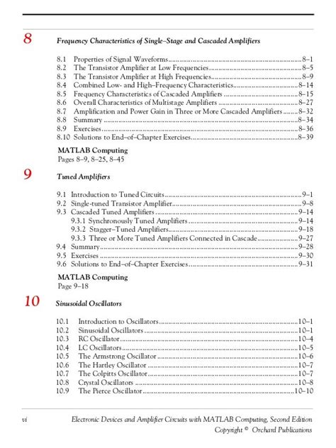 electronic devices and amplifier circuits with matlab computing 2nd…