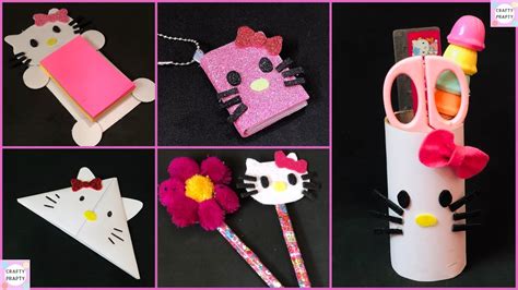 Hello Kitty Craft Projects How To Make A Cute Hello Kitty Memo Pad At