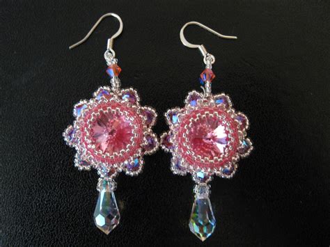 Seed Bead Earring Tutorial Pattern DIY Etsy