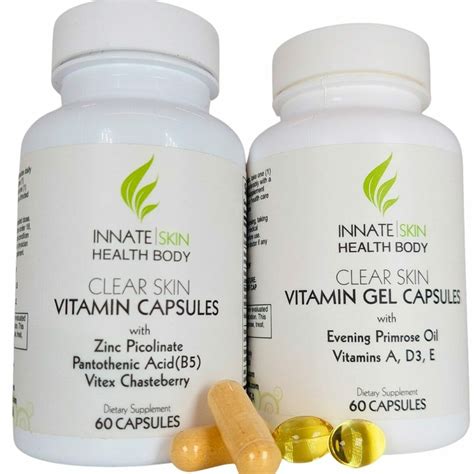 Clear Skin Acne Vitamin Pack Two Different Hormonal Acne Supplements