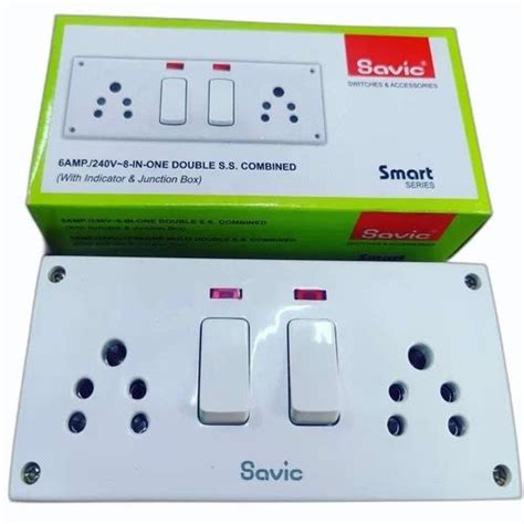 6a Savic Plastic Modular Switch Socket At ₹ 140 Box In East Godavari