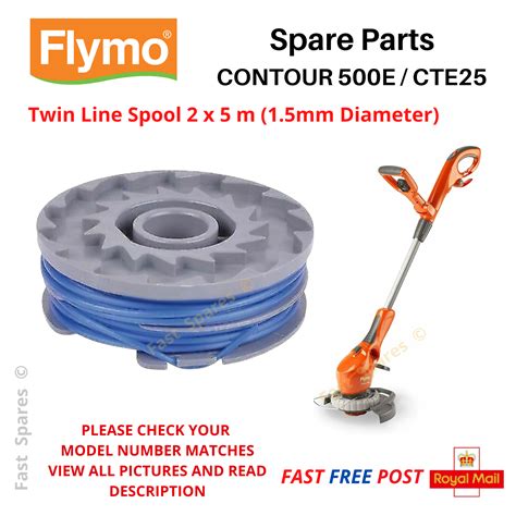 Flymo Contour 500e Cte25 Trimmer Strimmer All Spare Parts Fast Post