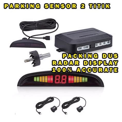 Jual Sensor Parkir Mobil 2 Titik Universal Sensor Parkir Belakang