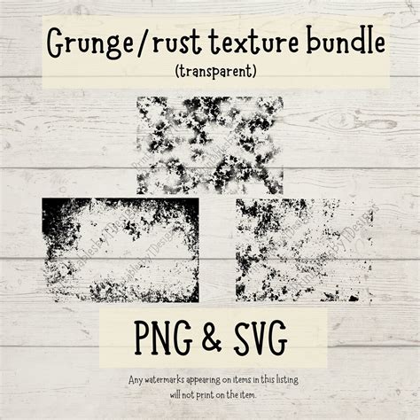 Grunge Rust Texture PNG Rust Grunge Texture Bundle Distressed Background SVG Grunge Svg