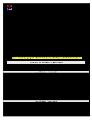 Fillable Online Rd Year Preceptor Evaluation Fax Email Print PdfFiller