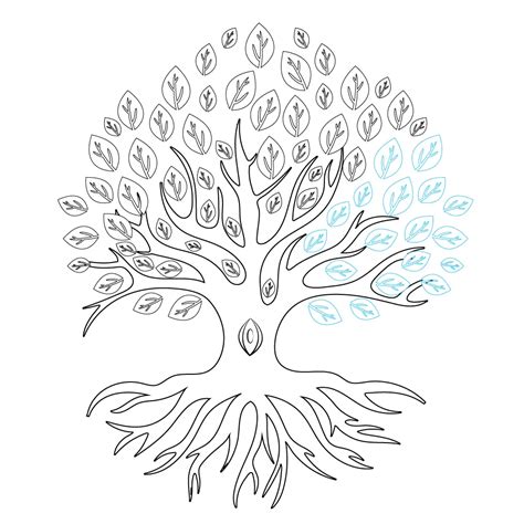 How To Draw A Tree Of Life Step By Step