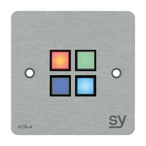 Sy Kcs4 A Uk S Y Electronics 4 Button Keypad Controller Brushed