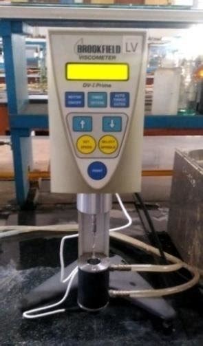 Brookfield Viscometer Download Scientific Diagram
