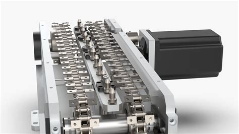 Small Chain Assembly Line 3d Model Cgtrader