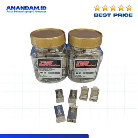 Jual Data Fast Konektor Connector Rj Cat Besi Isi Pcs Di Seller Anandam Id Official Store