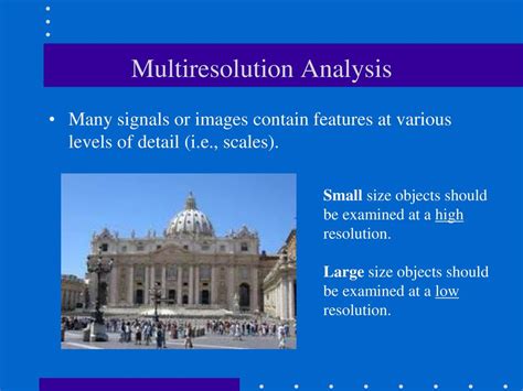 Multiresolution Analysis Chapter 7 Ppt Download