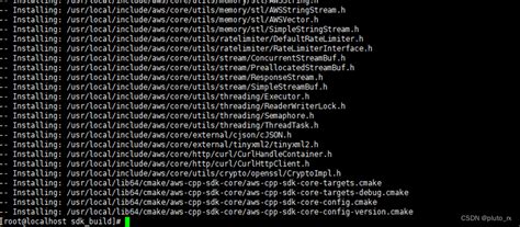 编译使用aws Cpp Sdk Api Aws Sdk Cpp 编译 Csdn博客
