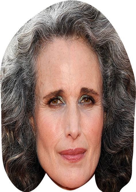 Andie Macdowell Netflix Maid Celebrity Fancy Dress Cardboard Face Mask