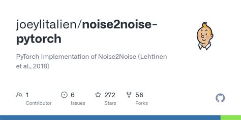 Issues · Joeylitaliennoise2noise Pytorch · Github
