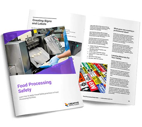 FREE Food Processing Safety Guide From Creative Safety Supply