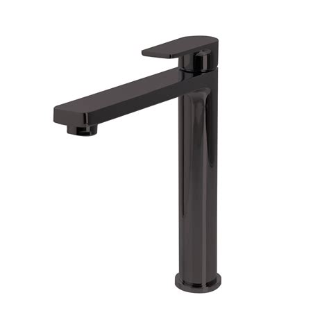 Linkware Gabe Lt704gm Leva High Rise 25mm Cartridge Basin Mixer Gun Metal