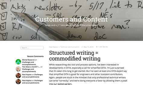 Structured Writing Commodified Writing Customers And Content