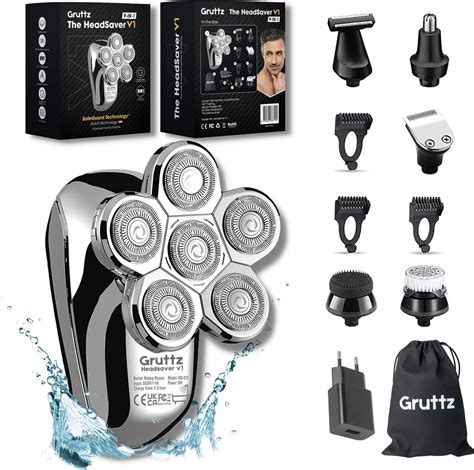 Gruttz In Scheerapparaat Mannen Inclusief Adapter Hoofd Kaal