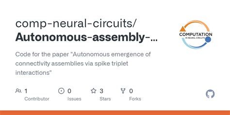 Github Comp Neural Circuitsautonomous Assembly Emergence Via Triplet