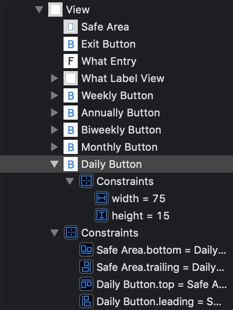 Ios Uibutton Height Constraint Swift Not Working Stack Overflow