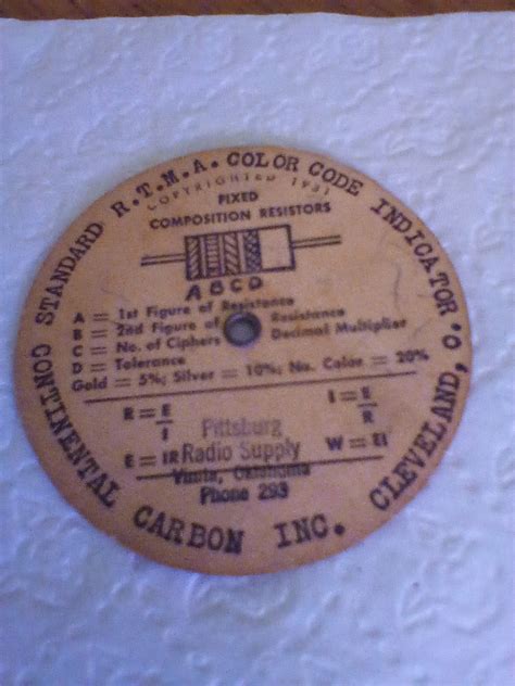 Color Code Guage Collectors Weekly