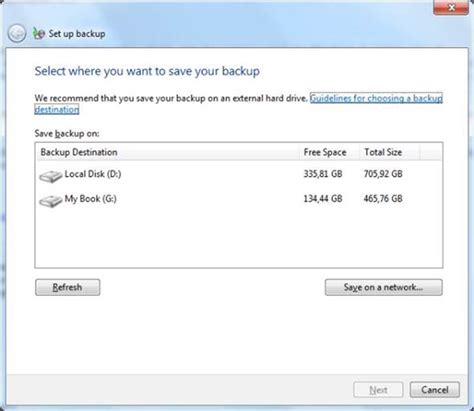 How To Create A Windows Backup To A Network Folder WIN7 IGARASHI