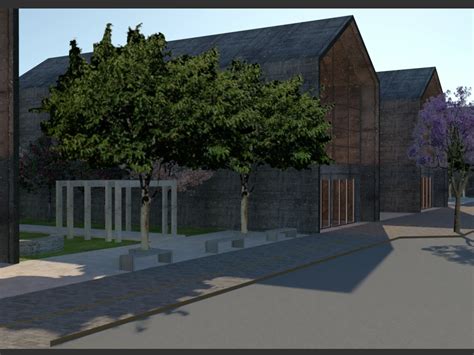 Urban Intervention Housing Complex In Skp Cad 4509 Mb Bibliocad