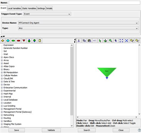 MTConnect Event Trigger Event