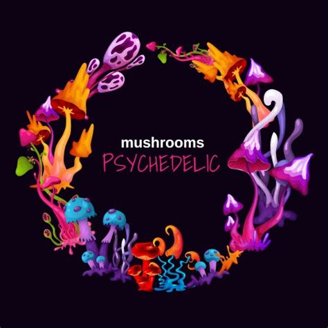 Psychedelic Mushroom Vector Images Over 7500