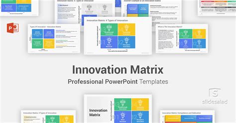 Innovation Matrix PowerPoint Template SlideSalad