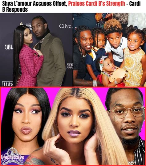 Shya Lamour Accuses Offset Cardi B Reacts Strongly Sex Scandal Counterattacks And Hidden