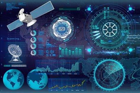 Futuristic Screens Hud Ui Gui Head Up Display Futuristic Stage Set