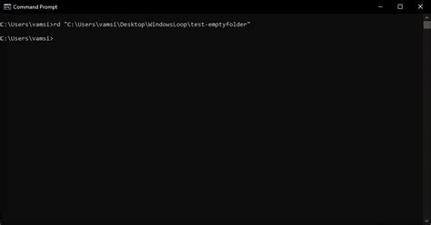 How To Delete A Folder Using Command Prompt