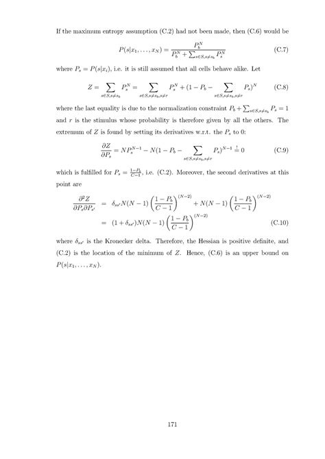 Bayesian Behaviour 23 If The Maximum Entropy Assumption C Had Not