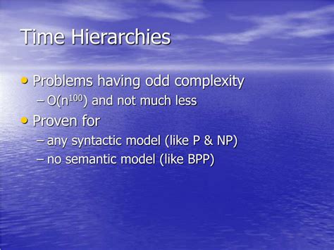 Ppt Time Hierarchies For Heuristic Algorithms Powerpoint Presentation