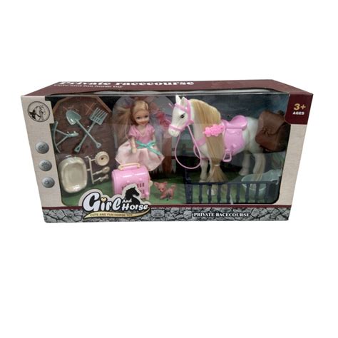 قیمت و خرید اسباب بازی مدل اسب طرح دختر سوار کار