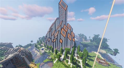 Futuristic Minecraft City Minecraft Best Futuristic And Sci Fi