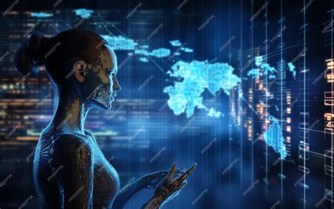 Premium Ai Image Ai Artificial Intelligence Machine Learning Big Data Analysis And Automation