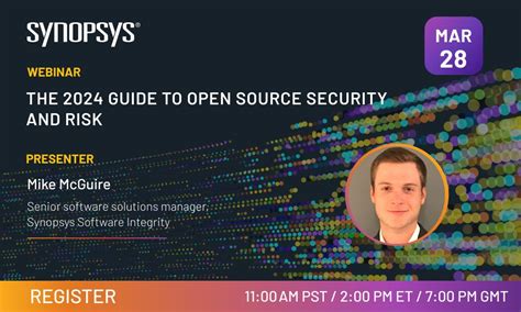 Learn About Open Source Security From Synopsys Webinar Martin Hester Posted On The Topic