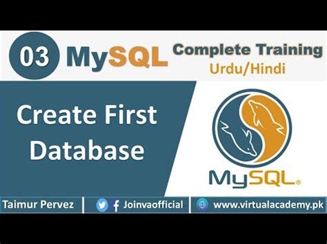 Learn MySQL Tutorials MySQL Complete Course Create First Database Mind Luster