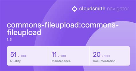 commons fileupload commons fileupload 1 5 maven package quality