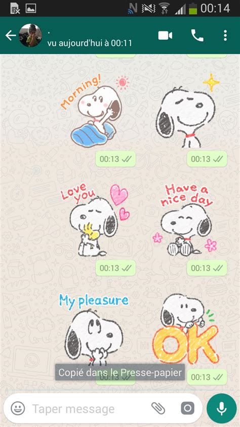 Download Do Apk De Snoopy Autocollants Pour Whatsapp Cartoon Stickers